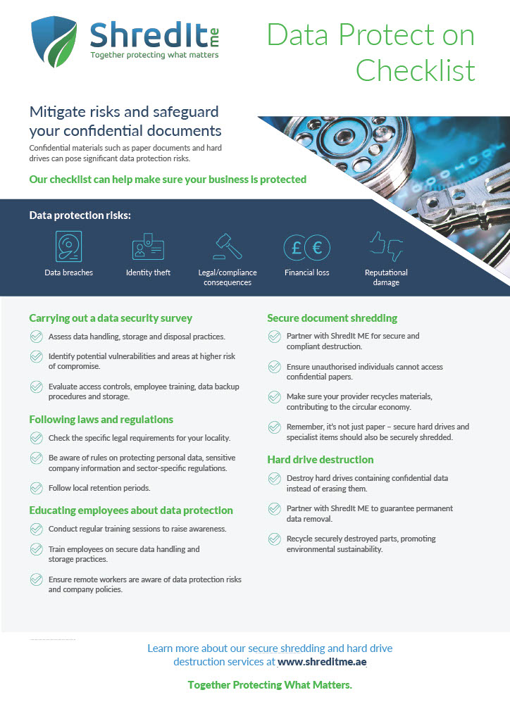 Data Protection Checklist | Shreditme